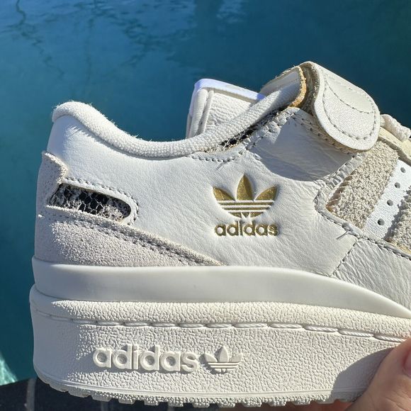 adidas | Shoes | Adidas Originals Forum 84 Low White Snakeskin Mens ...